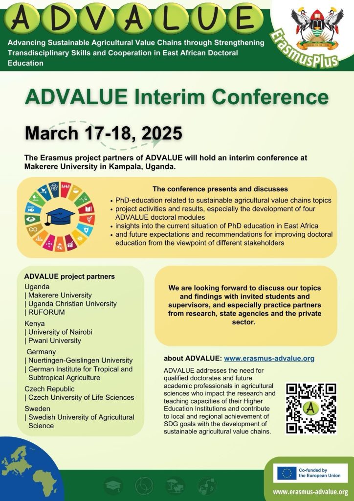 Advalue Interim conference 2025 – College of Agricultural and ...